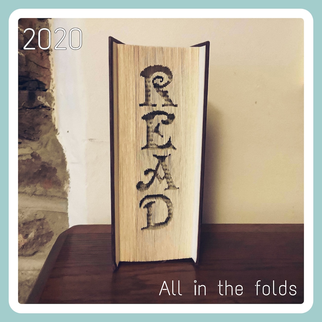 Vertical READ Cut and Fold Book Folding Pattern Only 160 Pages! - Etsy