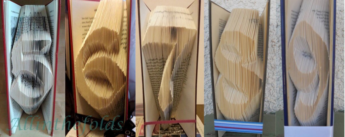 Extra Large Numbers Full Set 0-9 MMF Book Folding Patterns - Etsy