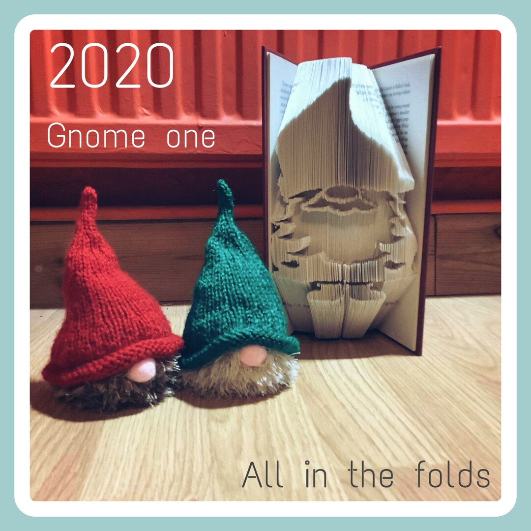 Gnome One Combination Cut and Fold Book Folding Pattern - Etsy