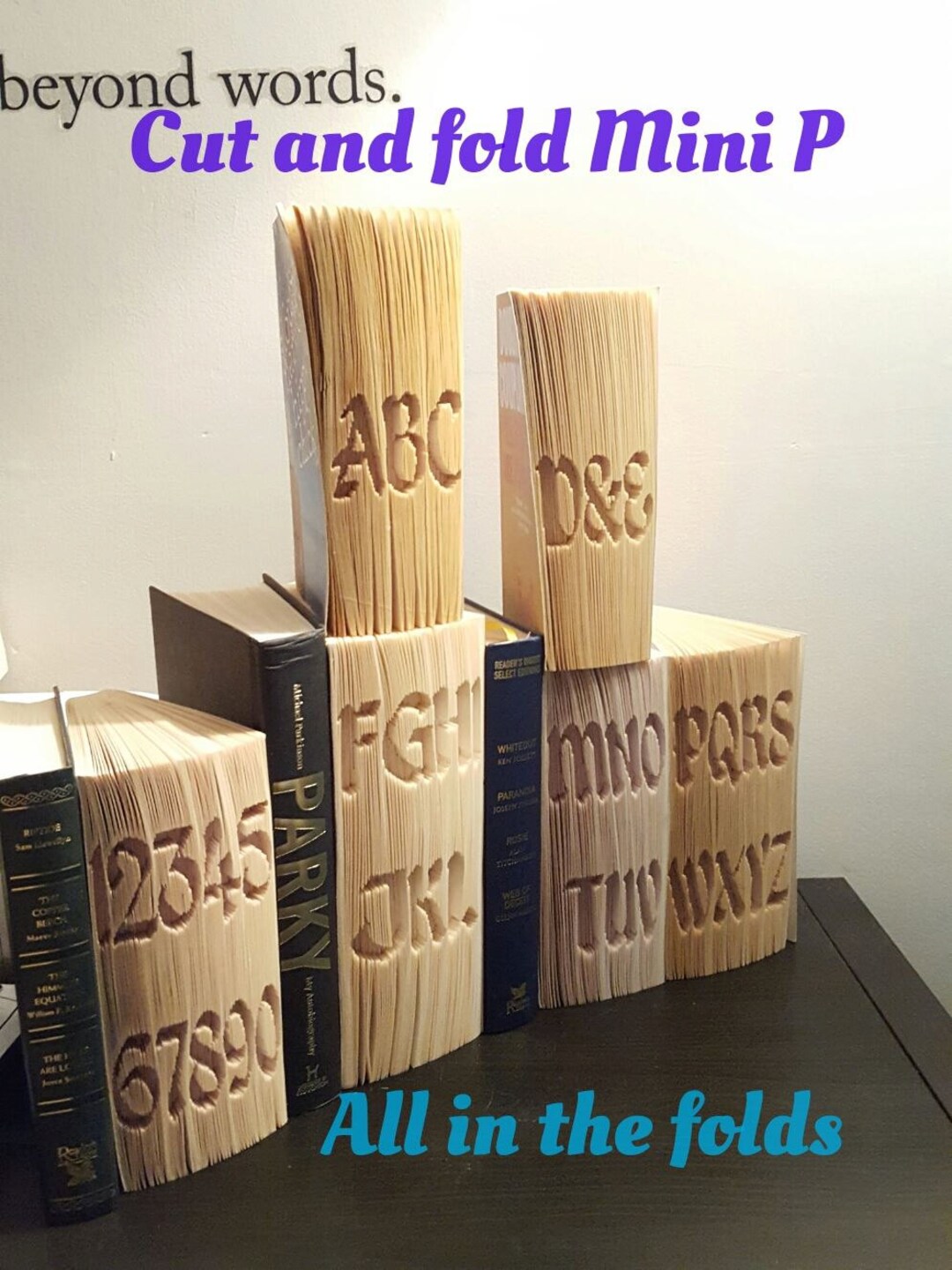 Mini P Cut and Fold Alphabet Book Folding Patterns 2 and 3 Liner ...