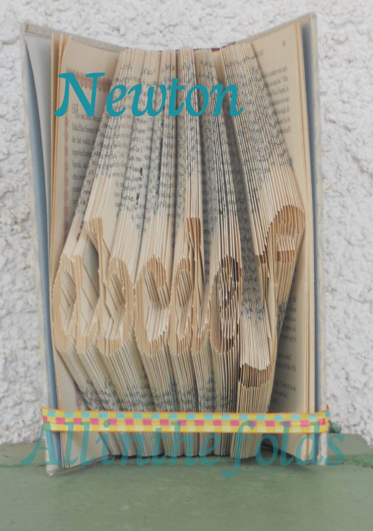 MIDI Newton Alphabet - MMF Book Folding Patterns - Make Any Word or ...