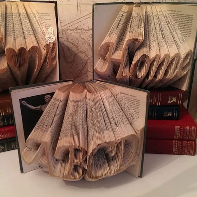Book Folding Pattern Alphabet - Etsy