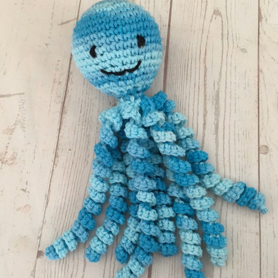 Crochet NICU Preemie Octopus. Turquoise. Sebastian. Toy | Etsy