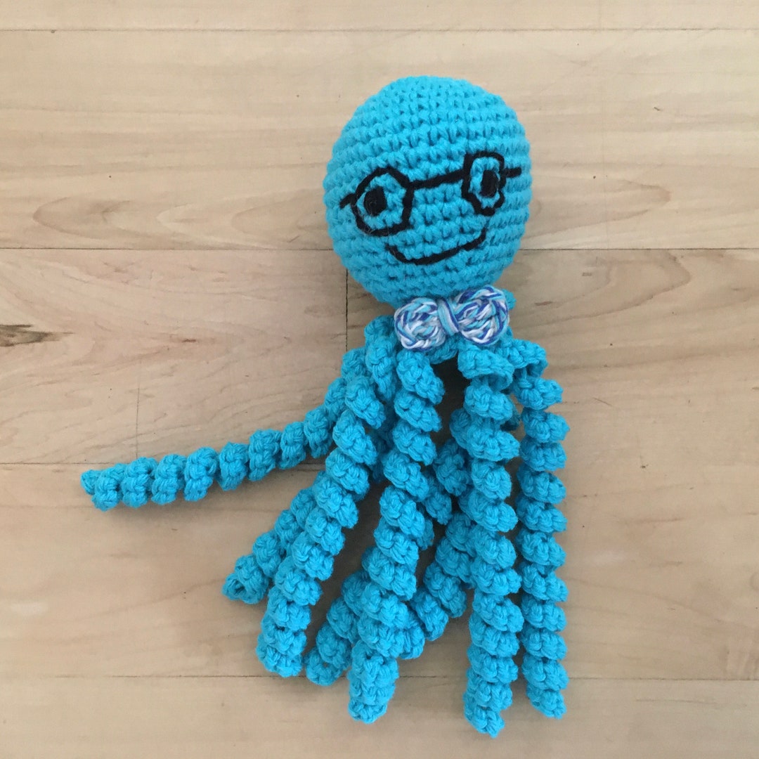 Octopus for Preemies Timothy With Glasses and a Bow Tie. Crochet for ...