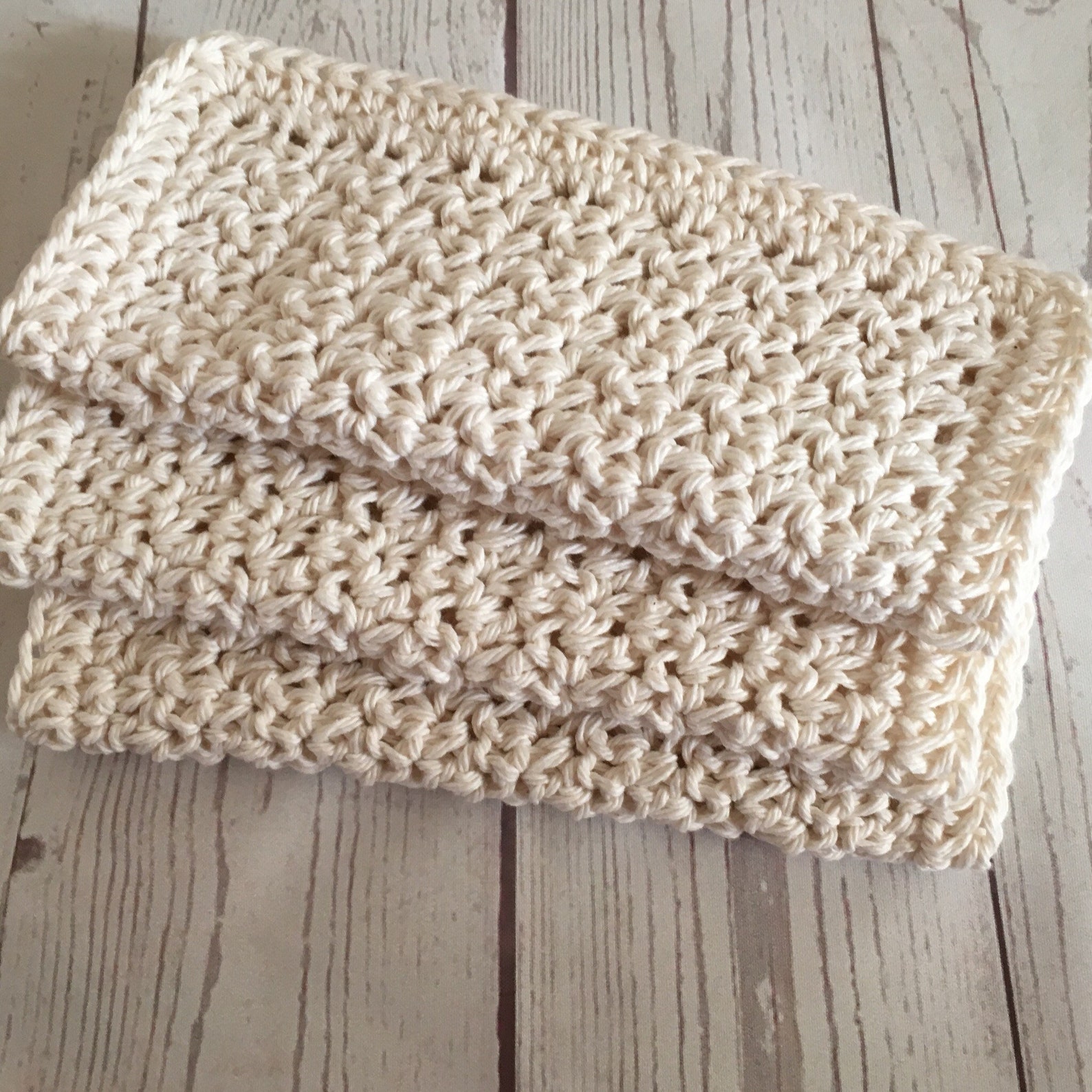 White Wash Cloths Kitchen off White Cotton Dish Cloths Baby | Etsy