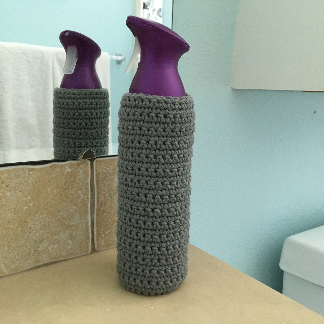 Crochet Air Freshener Spray Cover. Bathroom Decor. Farmhouse Style. - Etsy