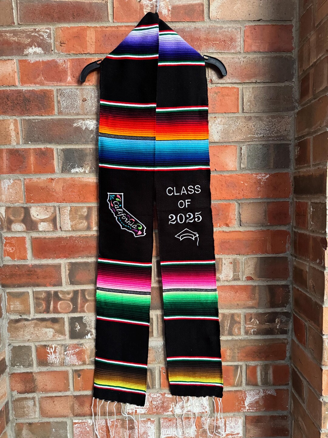 Floral California State Graduation Stole - Etsy