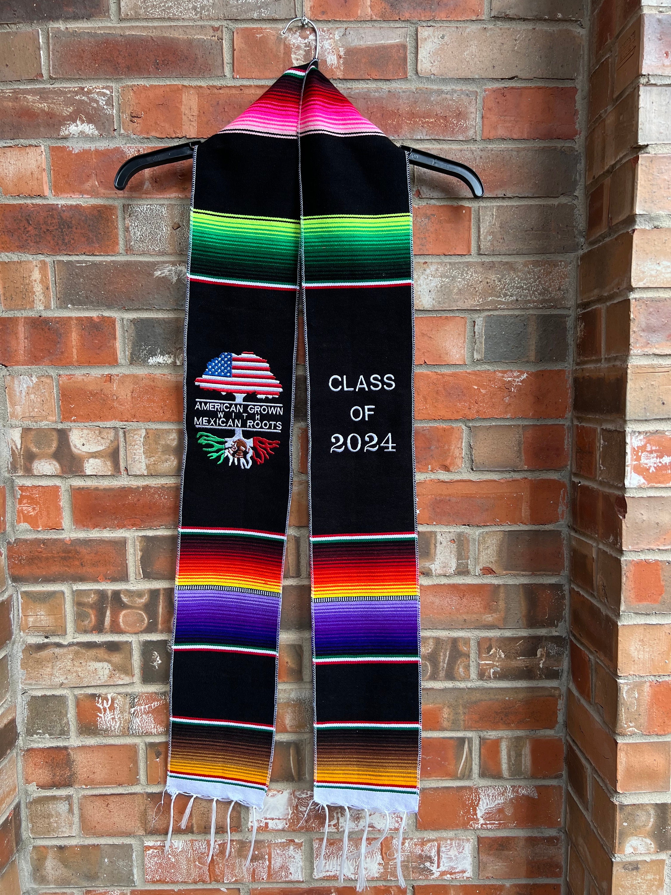 Mexican American Tree Serape Graduation Stole - Etsy