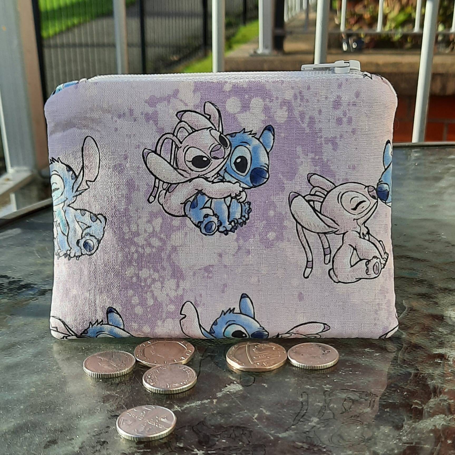 Stitch and Angel From Lilo and Stitch Coin Purse With 3 Card - Etsy