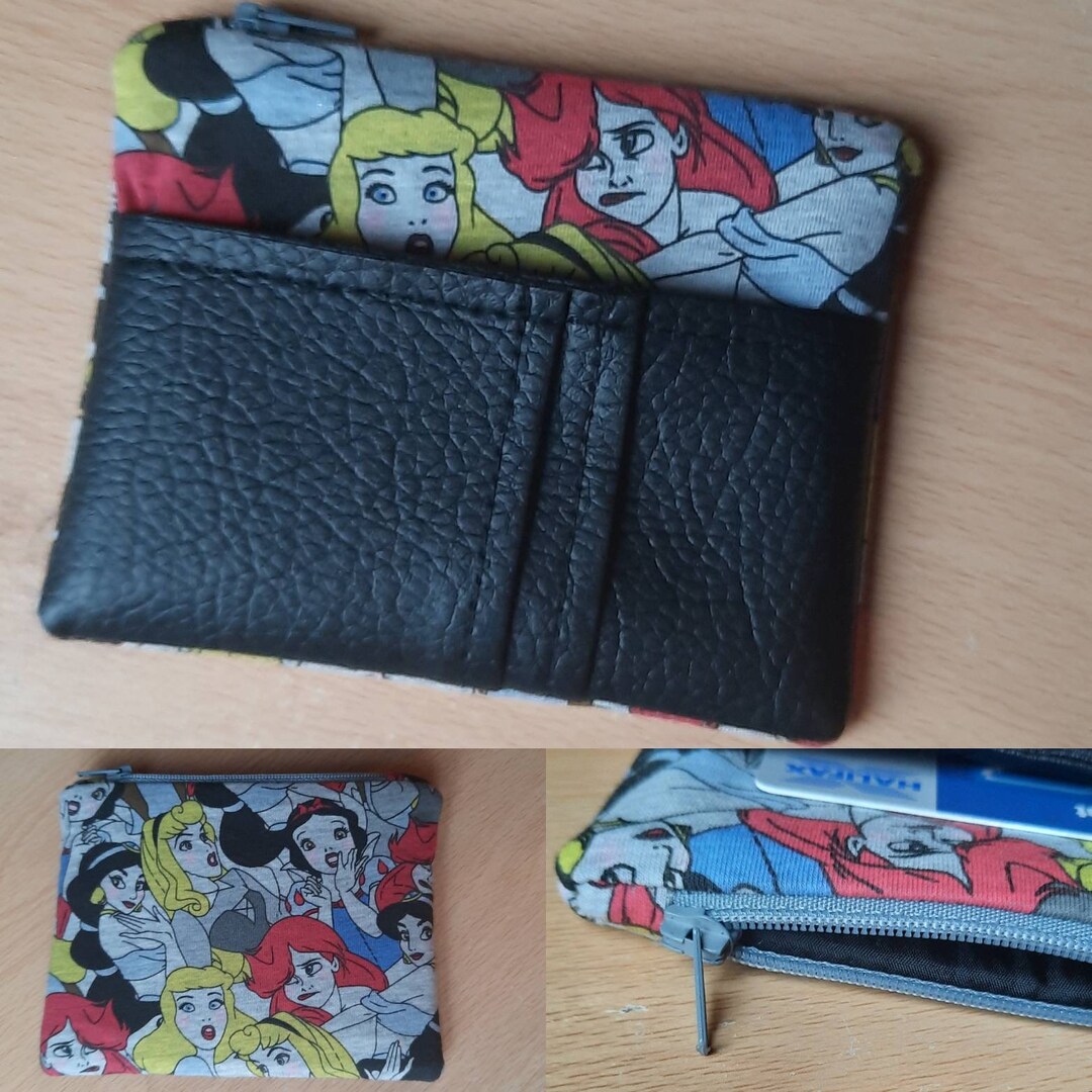 Disney Princess Coin Purse With 3 Card Slots and a Zip, the Little ...