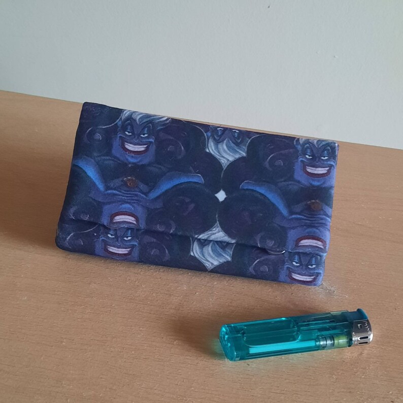 Ursula, the Sea Witch, the Little Mermaid Tobacco Pouch. Hand Made. Room for 30g or 50g Tobacco ...