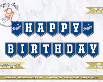 Dodgers Banner | Etsy