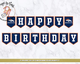 Broncos Banner - Etsy