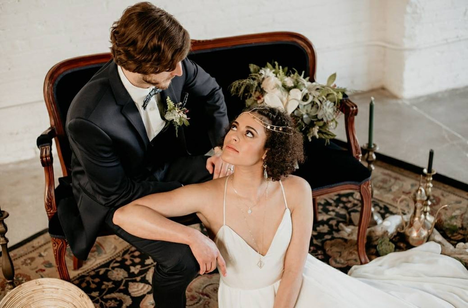 Gold Bridal Head Chain Gypsy Head Chain Gold Boho Head | Etsy