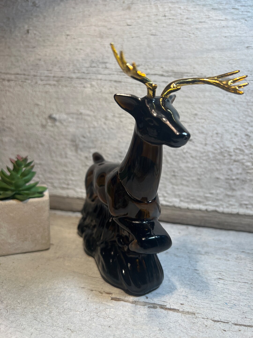Vintage Avon Deer, Wild Country Avon Cologne, Glass Art, Paperweight ...