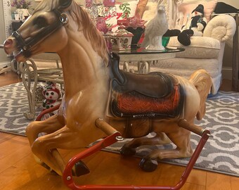 Vintage Wonder Horse Rocking Horse - Etsy