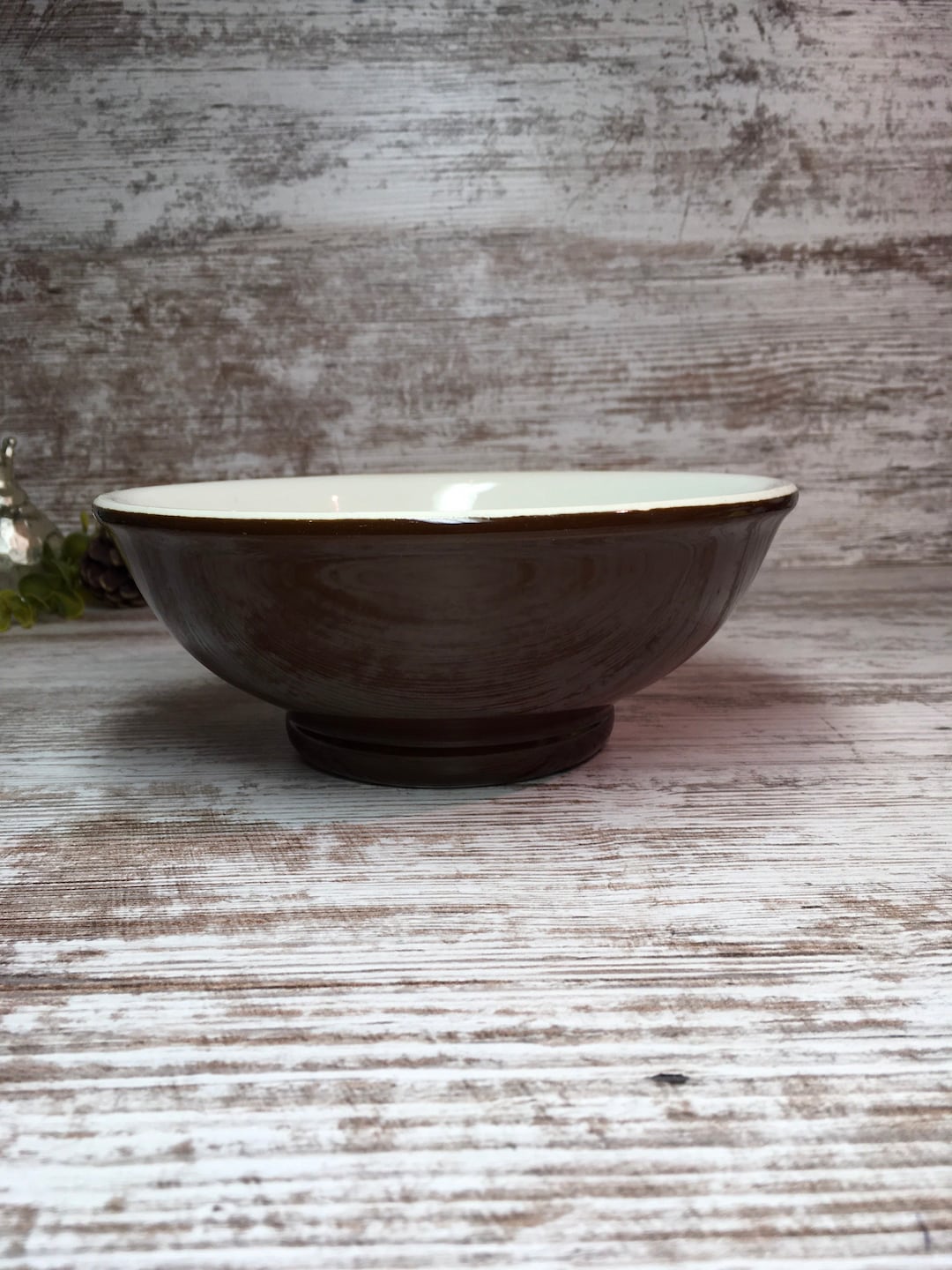 VINTAGE HALL POTTERY Bowl, Heavy Ironstone Bowl, No. 547 - Etsy