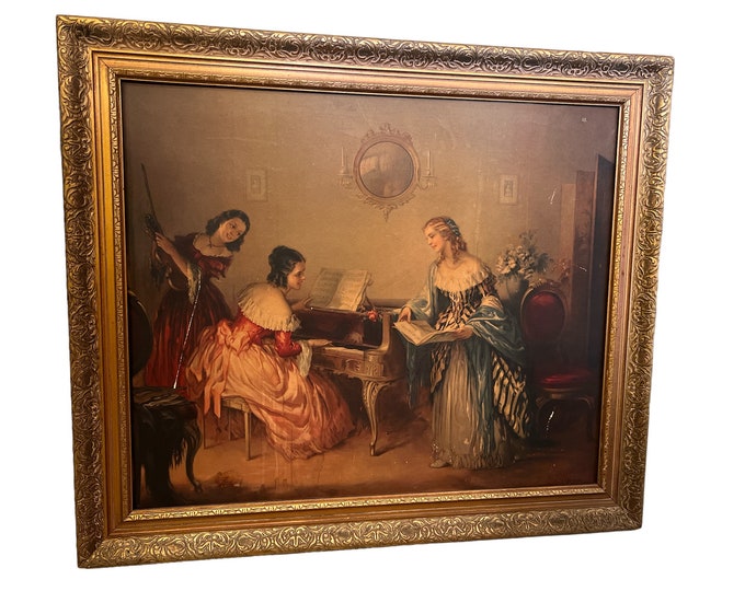 LOUIS JAMBOR 1884-1955, the Interlude Jambor Lithograph, Print Framed ...