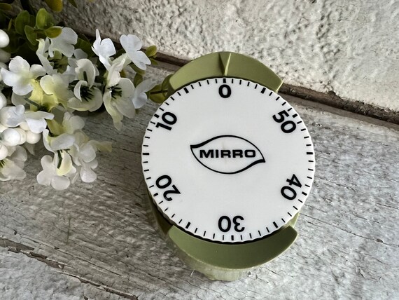 Vintage Kitchen Timer Green Kitchen Timer Green Mirro Retro | Etsy