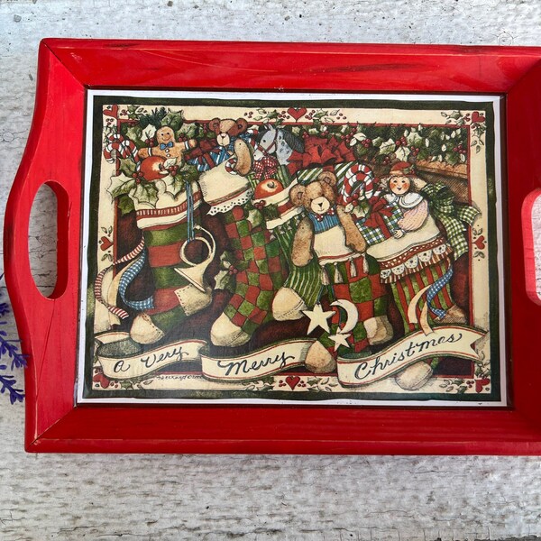 Christmas Tray - Etsy