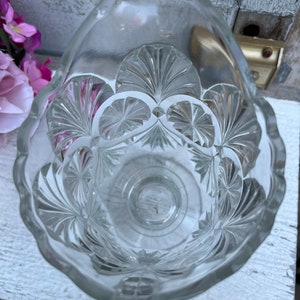 Vintage Anchor Hocking Pitcher, Large Glass Pitcher, Starburst, Fans ...