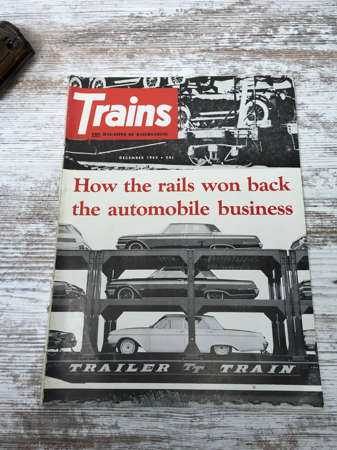 Vintage Train Magazine, the Magazine of Railroading, December 1962 ...