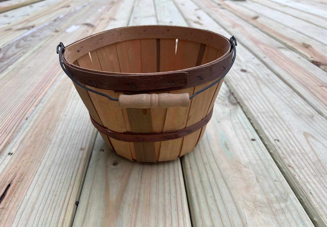 Vintage Apple Basket, Small Basket, Apple Collection, Apple Container ...