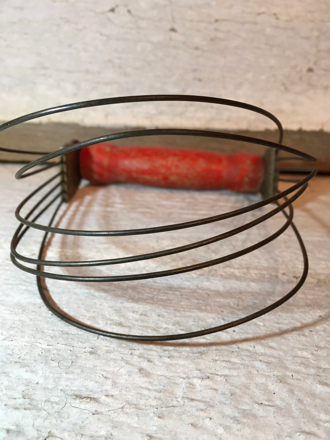 VINTAGE PASTRY BLENDER, Chippy Red Handle Kitchen Gadget, Androck ...