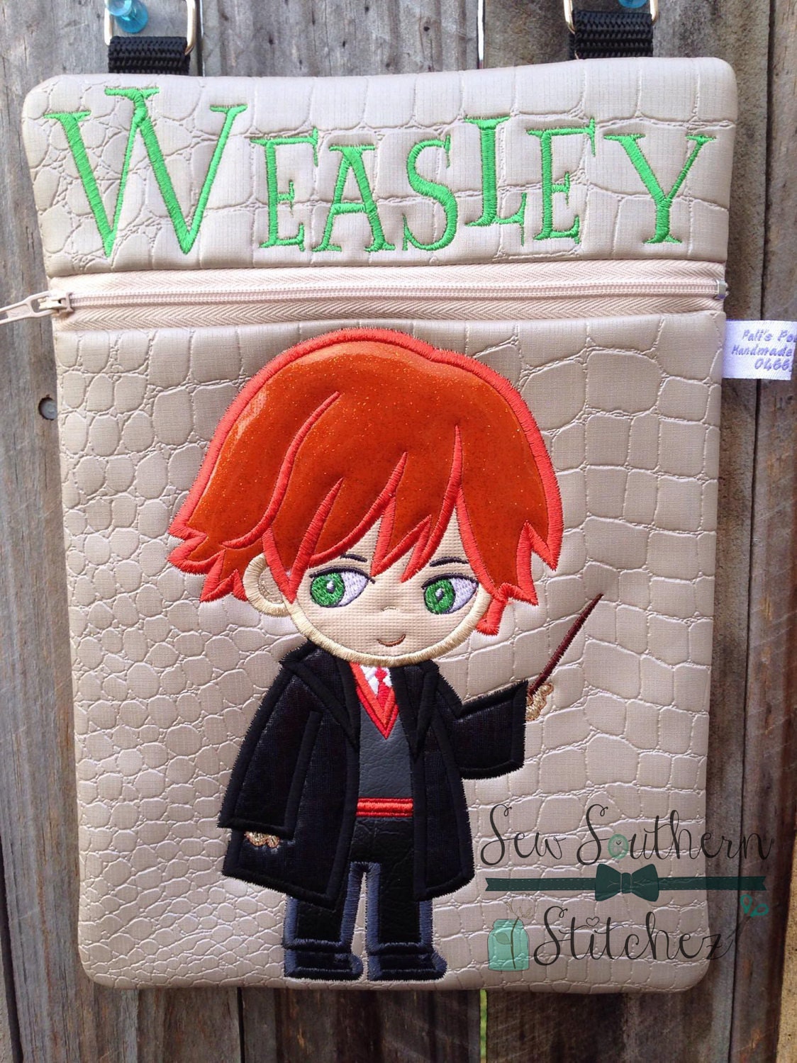 Ginger Wizard Boy Wizard Applique Design Instant Download | Etsy UK