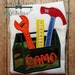 Tool Box Applique Design Tools Just Like Daddy Instant Download - Etsy