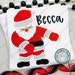 Flossing Santa Applique Design ~ Dancing ~ Dance Move Santa ~ Instant ...