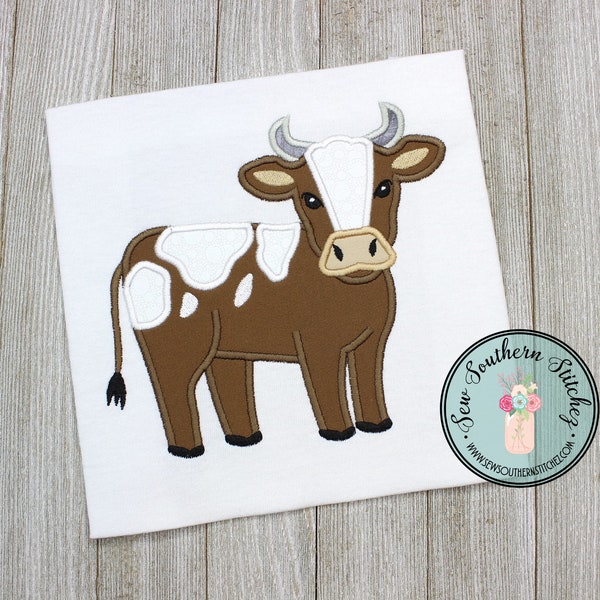 Cow Applique - Etsy