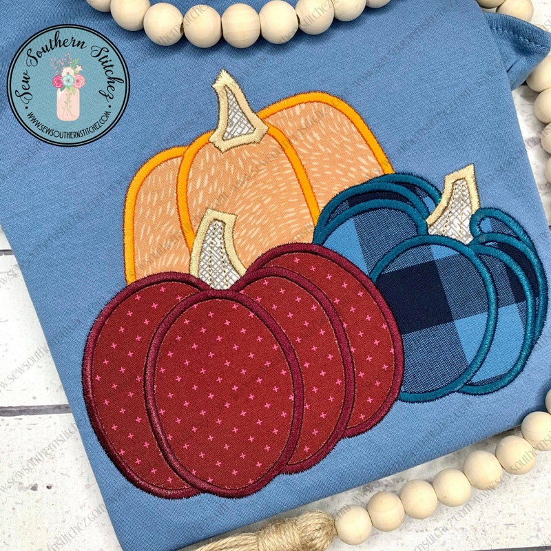 Pumpkin Applique - Etsy