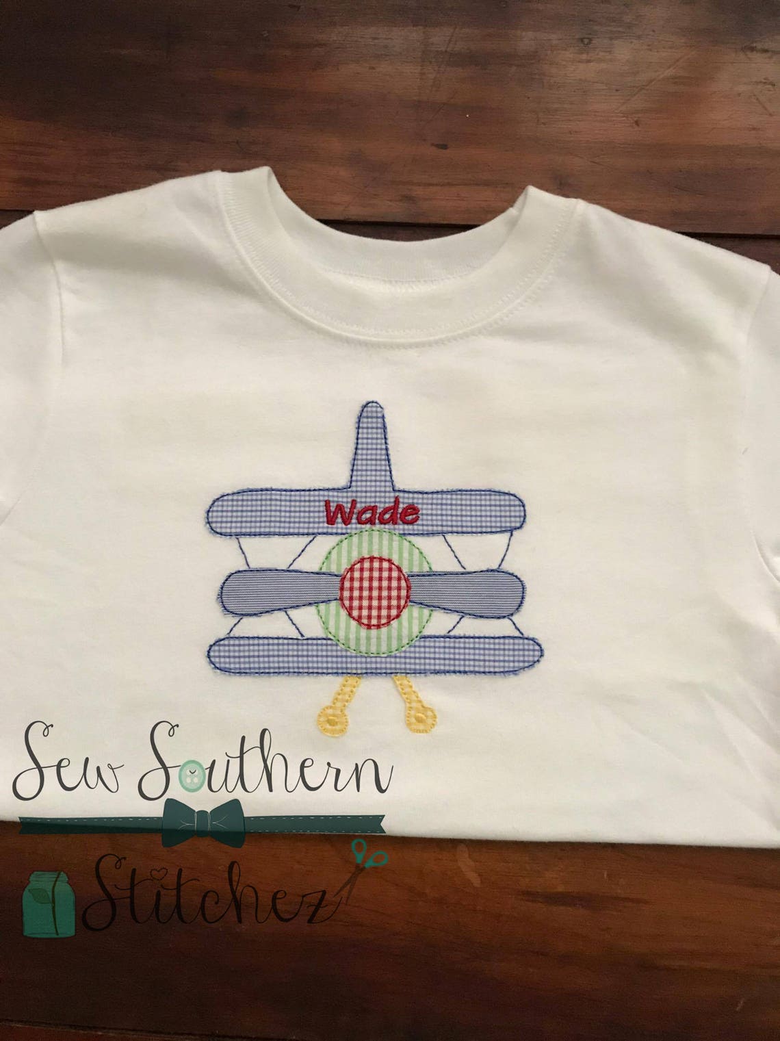 Raggedy Biplane Applique Design ~ Raw Edge Design ~ Instant Download - Etsy