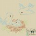 Sketched Bird Nest Vintage Stitched Heirloom Stitched - Etsy