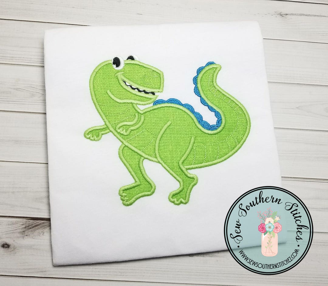 Dinosaur Applique Design ~ Dino Applique ~ Instant Download - Etsy