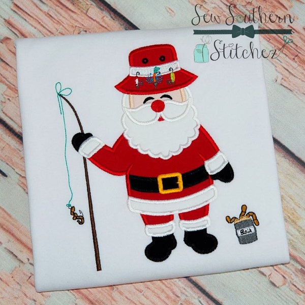 Fishing Santa - Etsy