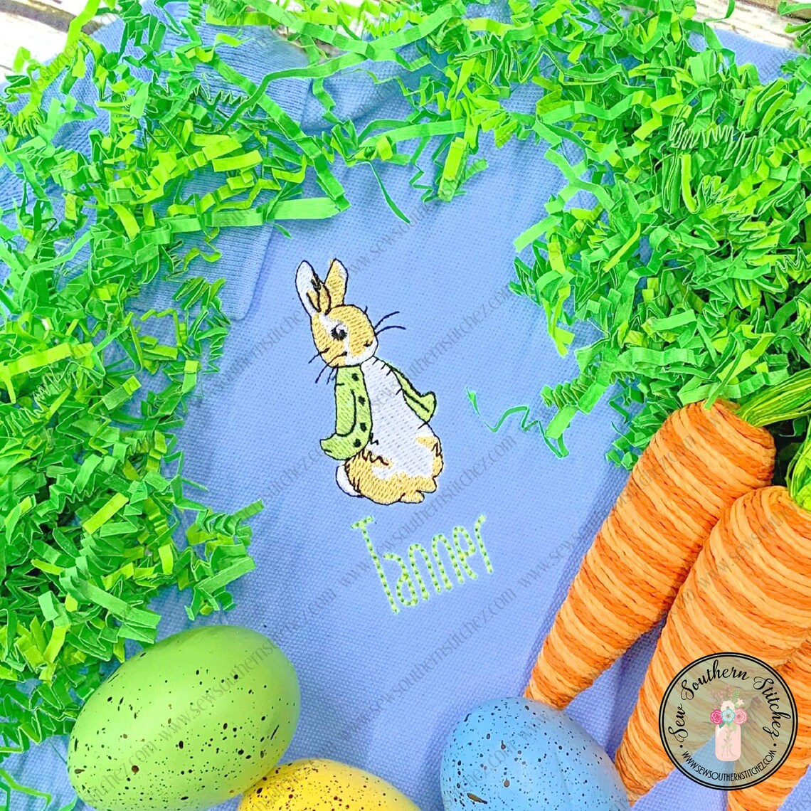 Rabbit Trio Embroidery Design Bunnies in a Row or Single - Etsy