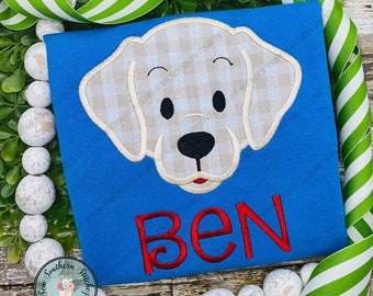 Black Lab Applique Design - Etsy