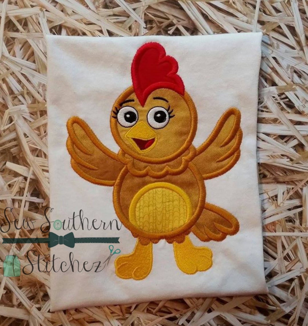 Chick Applique Design ~ Instant Download - Etsy
