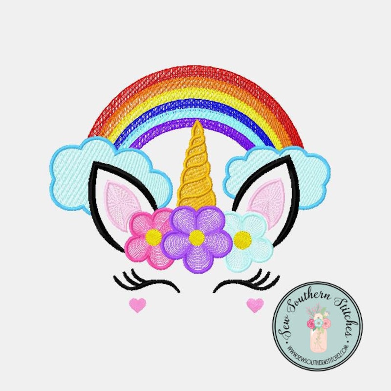 Unicorn Embroidery - Etsy