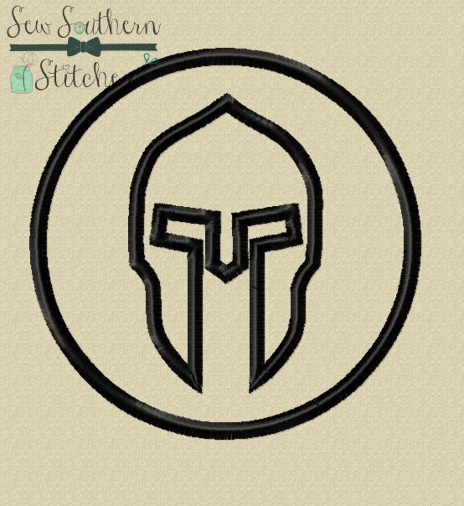 Spartan Circle Applique Design ~ Spartan Race ~ No Wording Included ...