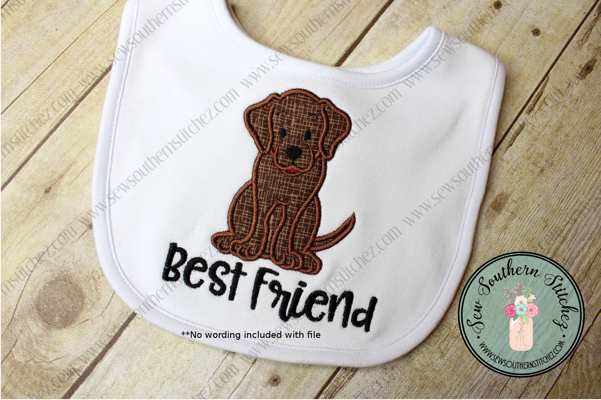 Labrador Dog Applique Design Chocolate Lab Yellow Lab or | Etsy