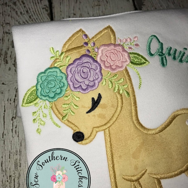 Deer Applique - Etsy