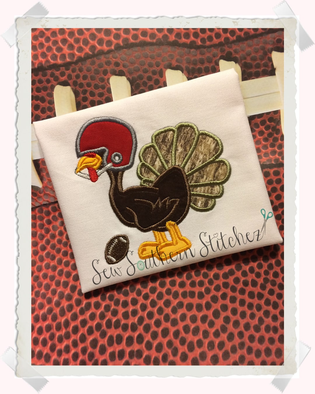 Turkey Football Player ~ Instant Download - Etsy