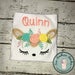 Floral Fawn Face Applique Design ~ Baby Deer Face With Floral Crown ...