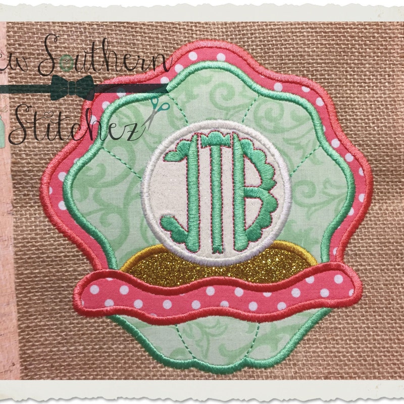 Monogram Applique Design - Etsy