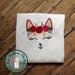 Floral Fox Face Applique Design ~ Fox With Floral Crown ~ Instant ...
