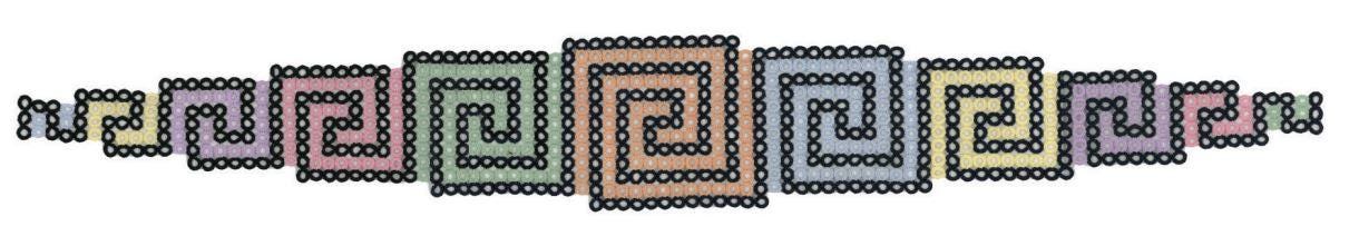 Greek Key Designs in Padded Split Ring Tatting - Etsy