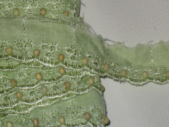 10 Yards 1 Width Light Chartreuse Green Color Cotton - Etsy